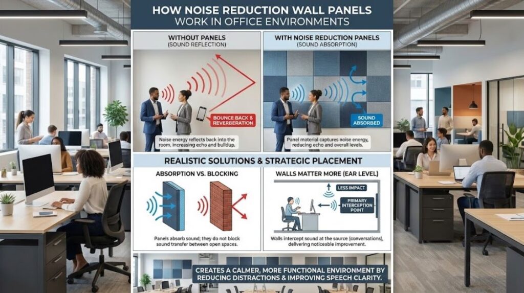Noise Reduction Wall Panels Office: Productivity & Design